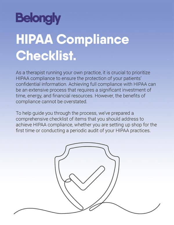 The Belongly HIPAA Compliance Checklist | Belongly
